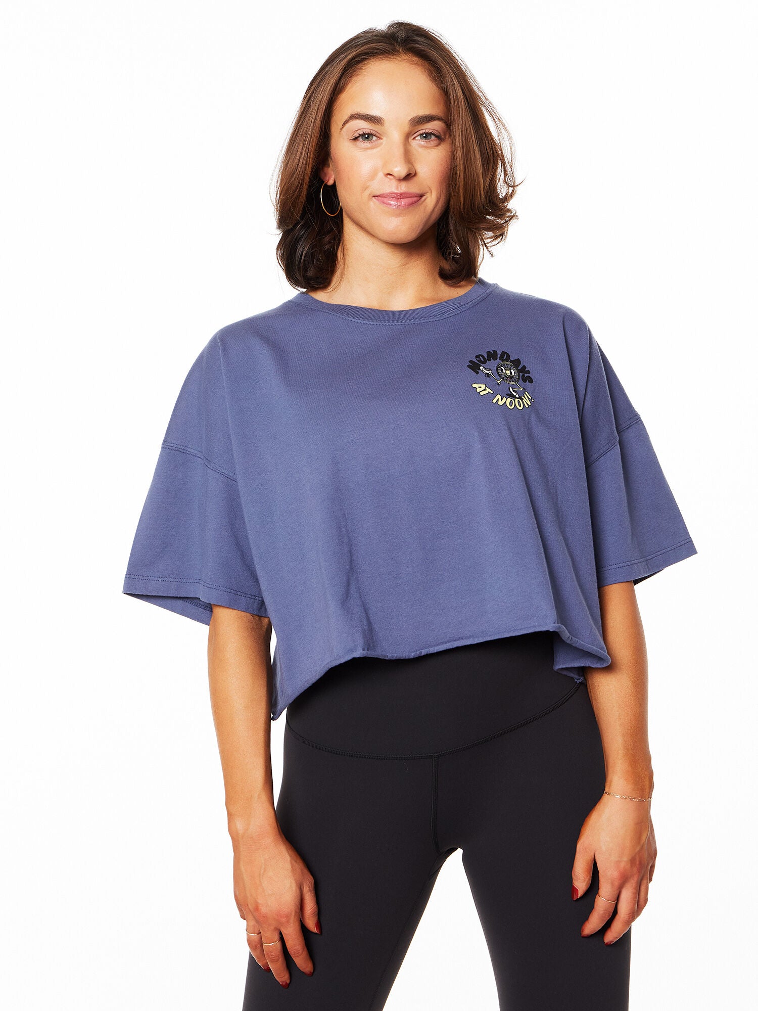 Emily Cropped Boyfriend Tee – Soul Shop