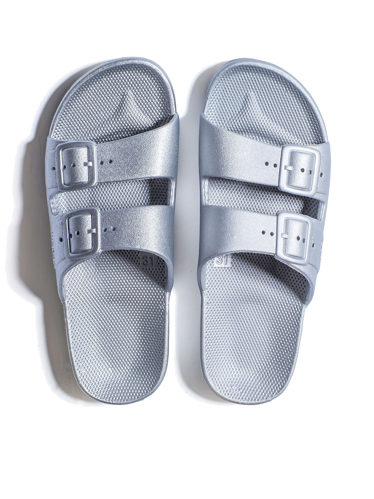 Moses Two Band Slide Metallic Silverado – Soul Shop